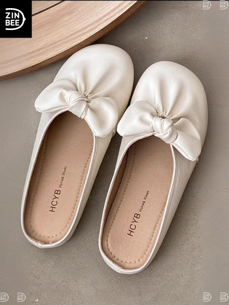 Лоферы Женский ZinBee бежевый, размер 35, 36 Без каблука На любой сезон Без застёжки Китай ...