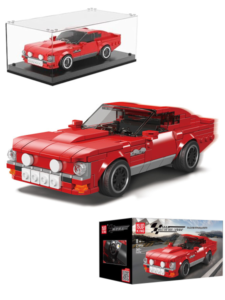 Конструктор Mould King 27084 Aston Martin V8 Vantage 1977, 365 деталей, серии Спид Чемпионс ...