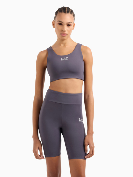 Топ Женский EA7 темно-фиолетовый, размер 46, 48 Полиамид, Эластан Повседневный Китай купить c ...