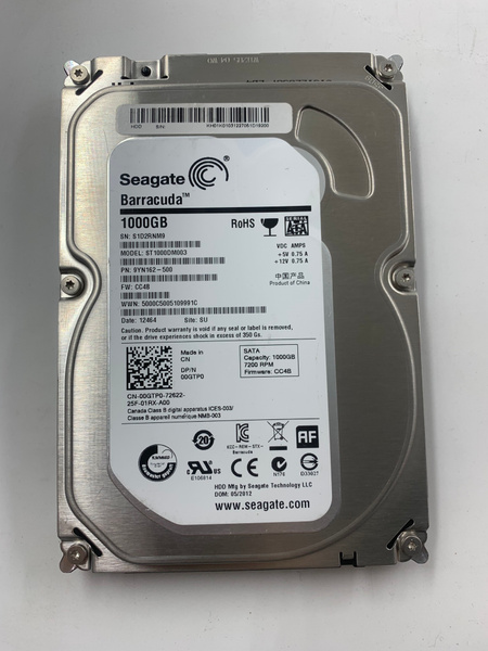 Жесткий внутренний диск Seagate HDD на 1tb, sata HDD 1 ТБ Внутренний жесткий диск Seagate ...