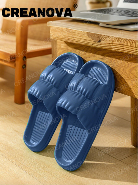 Тапочки Женский CREANOVA, размер 43, 44 синий На любой сезон купить c доставкой на OZON по ...