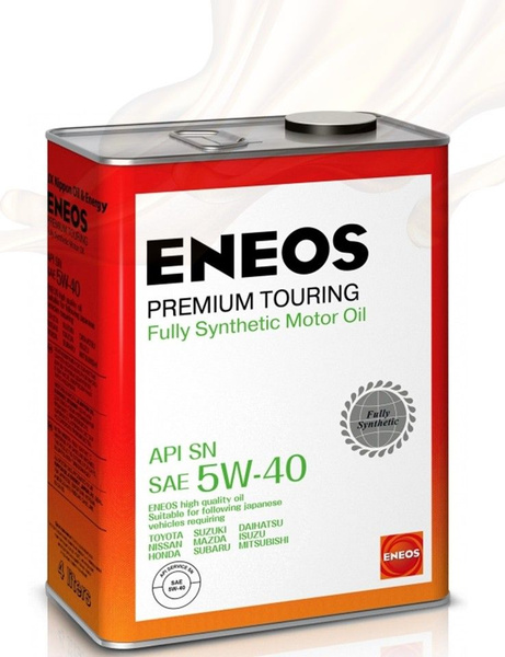 Масло моторное ENEOS PREMIUM TOURING 5W-40 Синтетическое 4 л 8809478942162 купить c доставкой на ...