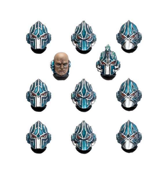 ALPHA LEGION MKVI HEADS MK6 / Вархаммер 40к смола / Warhammer 40000 ...