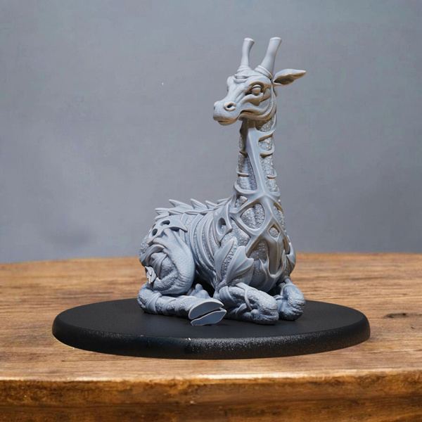 Экзо Скелет Жирафа ( Giraffe Exo Skeleton ) v2 миниатюра для настольных ...