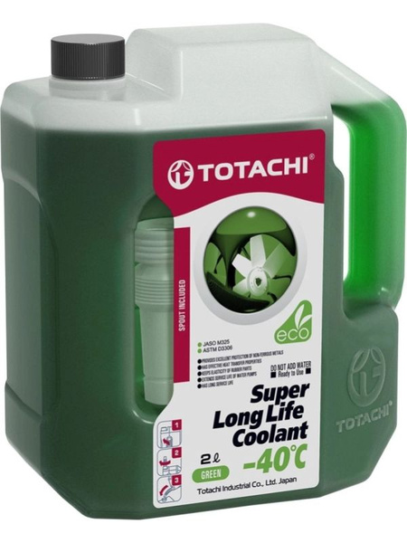 Антифриз Totachi Super Long Life Coolant SLLC, зеленый, -40 C, 2л, арт ...