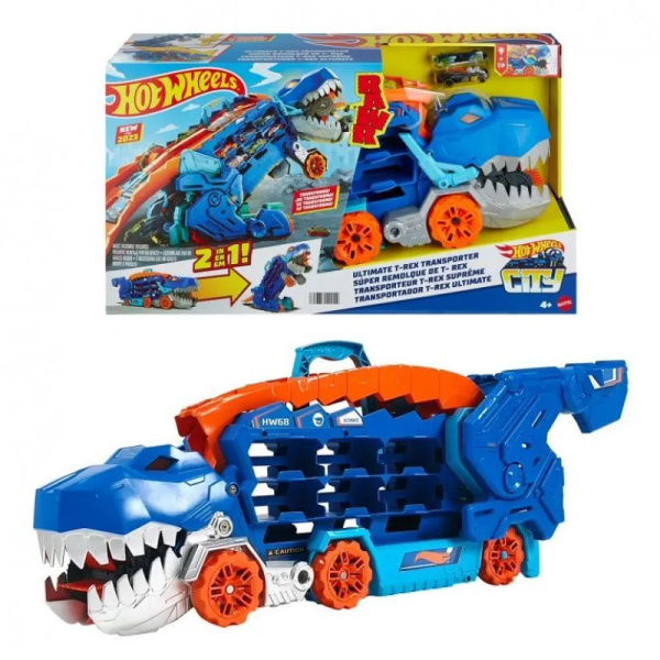 Машинка Mattel Hot Wheels City Ultimate T-Rex Грузовик HNG50 купить на ...
