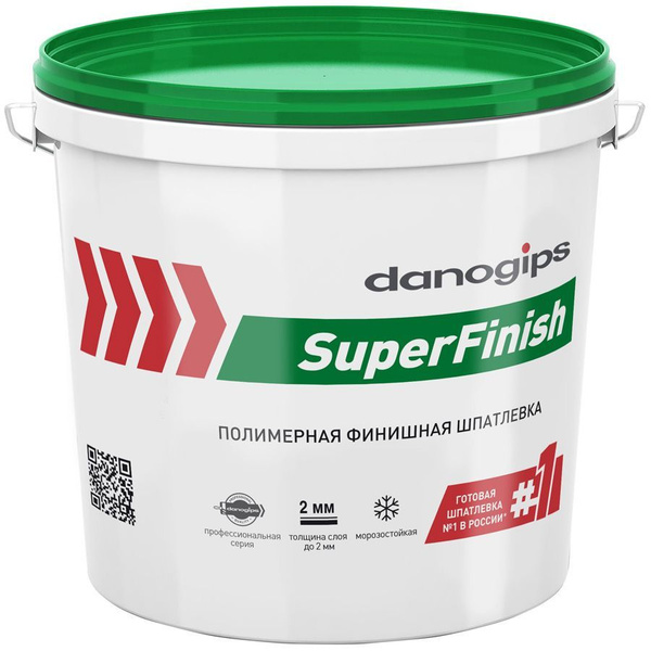 DANOGIPS SUPERFINISH/ДАНОГИПС СУПЕРФИНИШ, 18кг,готовая финишная ...