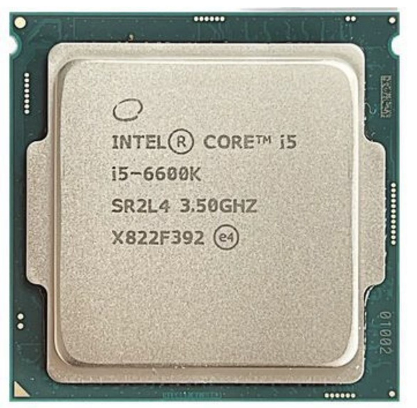 Процессор Intel i5 6600k Core i5 6-го поколения, OEM (без кулера), 4 яд ...