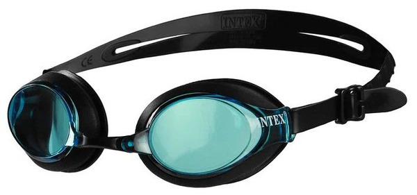 Очки для плавания детские Pro Racing, от 8 лет, Intex 55691 голубые ...