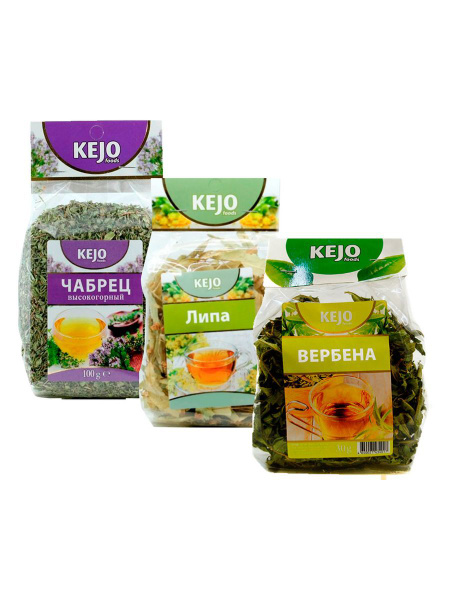 Чай KEJO foods Вербена (30 г) Липа (50 г) Чабрец (100 г) - купить с ...