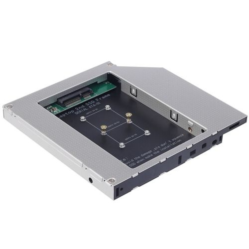 Переходник для SSD mSATA жесткого диска в SATA отсек 12 мм оптического ...