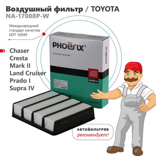 Фильтр воздушный Phoenix Filter NA-17008P-W - купить по выгодным ценам ...