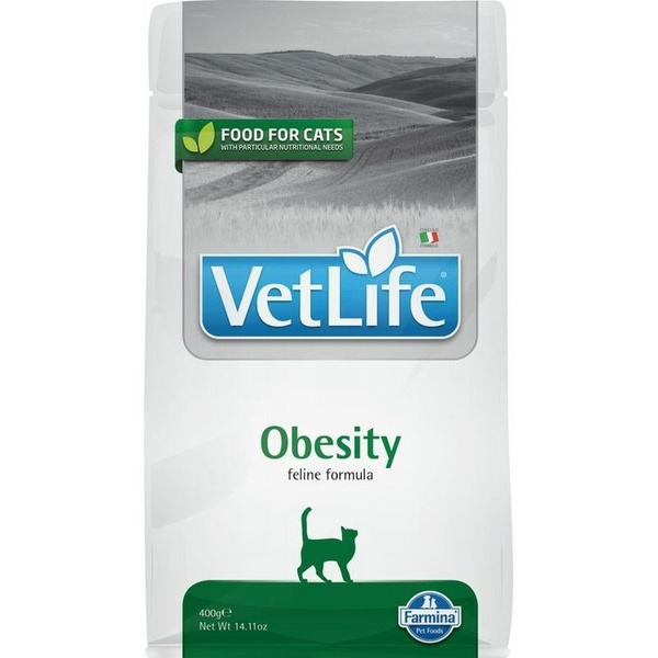 Корм для кошек Farmina Vet Life Cat Obesity при ожирении 400г купить на ...