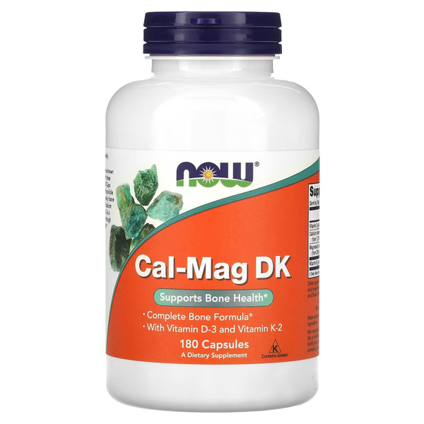 Кальций цитрат NOW Calсium Magnesium D3 K2 180 капсул купить на OZON по ...
