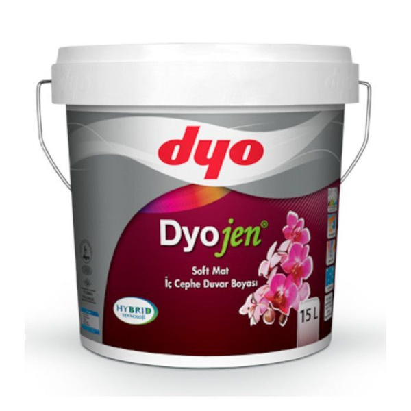 Краска Dyo интерьерная гибридная Dyojen 15 л, Матовое покрытие - купить ...