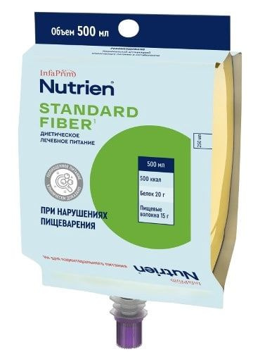 Nutrien Standart Fiber жидкий 500 мл с пищевыми волокнами, 1 шт ...