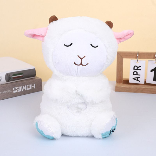 Плюшевая детская игрушка для сна "Спящая выдра", Маленькая Дышащая ...