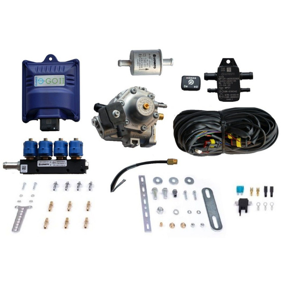LOVATO Оборудование газовое для автомобиля, арт. LOVATO Комплект ГБО Lovato E-GO (мини-кит), 1 ...