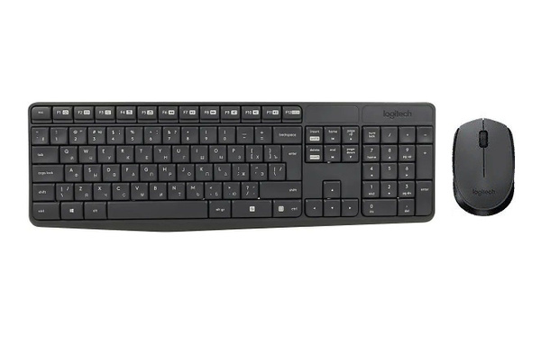Беспроводной набор (клавиатура (русский язык) и мышь) Logitech MK235 ...
