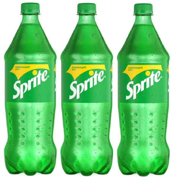 Набор из газированных напитков Sprite, 3 шт по 1 л - купить с доставкой ...