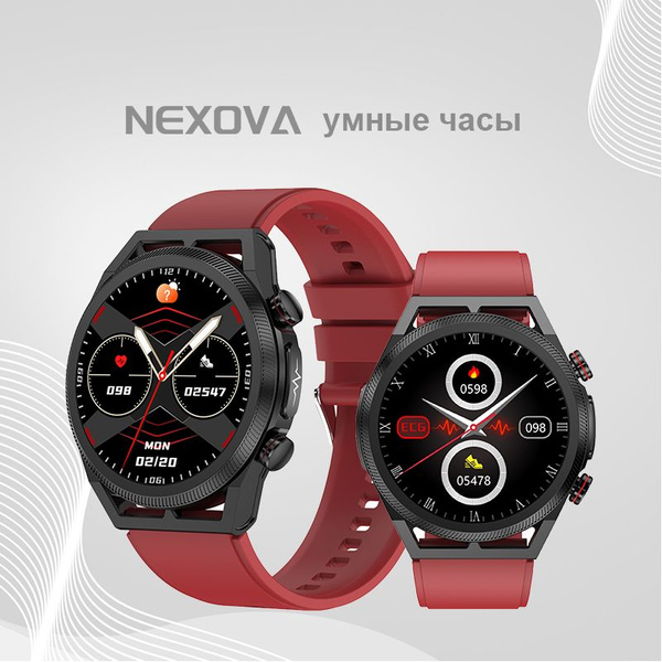 Купить смарт-часы NEXOVA Вызов через Bluetooth/голосовой помощник AI ...