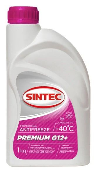 Антифриз SINTEC (Синтек) Premium G12+ pink -40, Готовый раствор купить ...