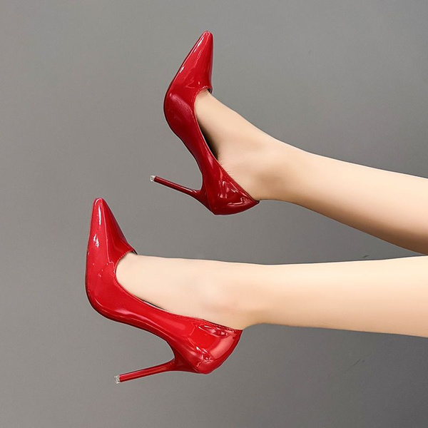 Туфли Женский Синтетическая кожа размер 37 Шпилька Китай Заострённый нос Высокая модель купить