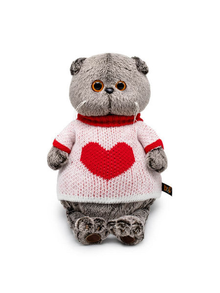 Кот Басик в свитере с сердцем 25 см (Budi Basa) - купить с доставкой по выгодным ценам в ...