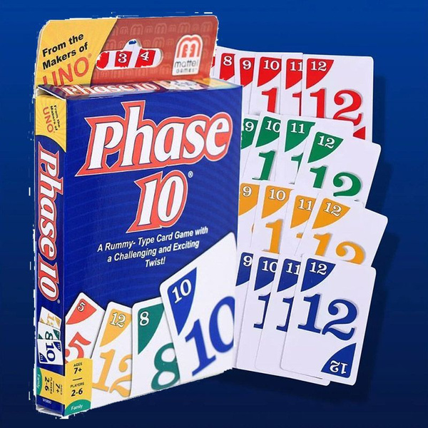 Настольная карточная игра phase 10 Новая версия игры для всей семьи ...