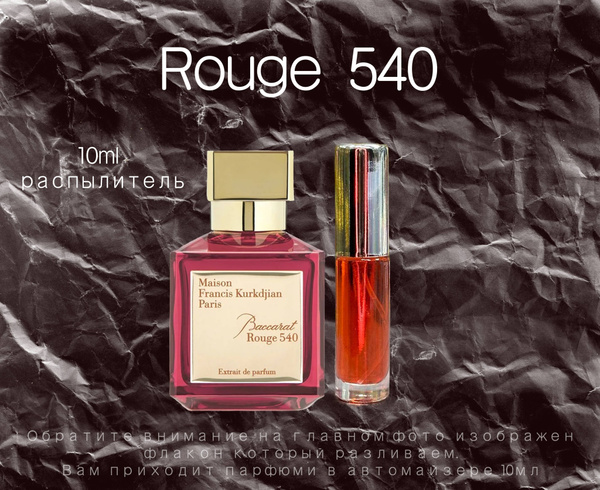 ROYALE PERFUME 07 Rouge 540 Вода парфюмерная 10 мл (1493292379)