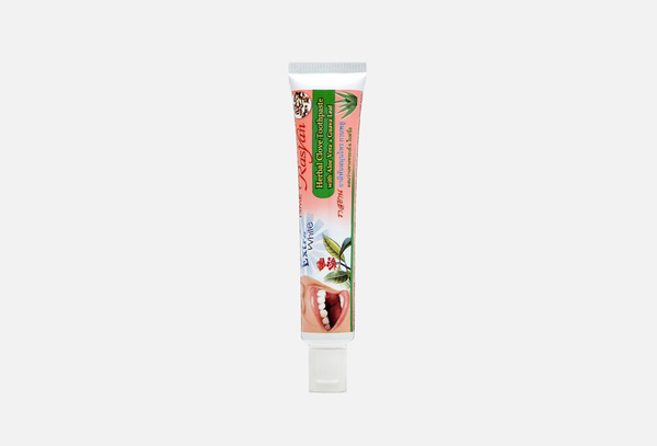 зубная паста Rasyan, Herbal Clove Toothpaste with Aloe Vera and Guava ...