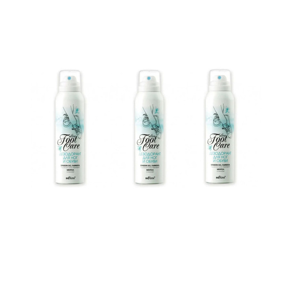 Белита Дезодорант для ног и обуви, Ultra Foot Care, 150 мл, 3 уп ...