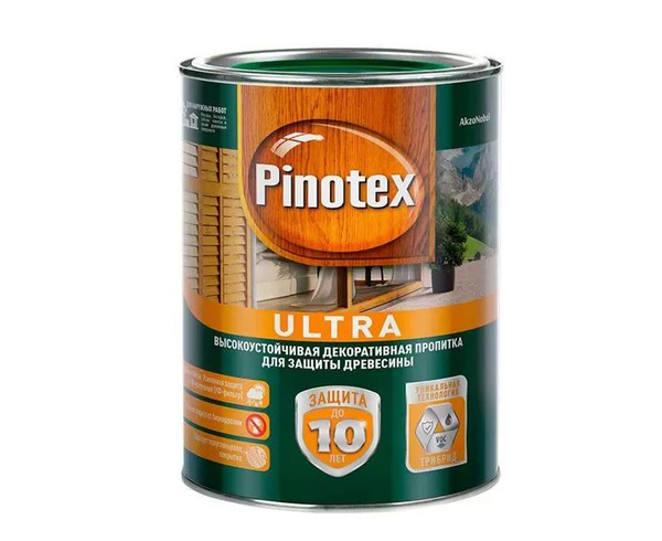 Pinotex Ultra 1л сосна - купить по низкой цене в интернет-магазине OZON ...