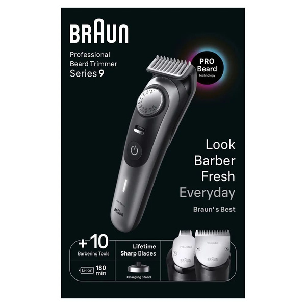 Электробритва мужская Braun Series 9 BT9420 10-в-1: Триммер для бороды ...