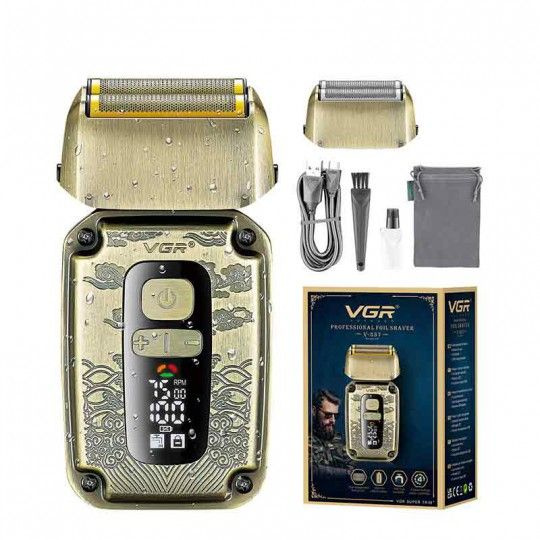 VGR Электробритва Шейв, коричнево-красный купить на OZON по низкой цене (1508423970)