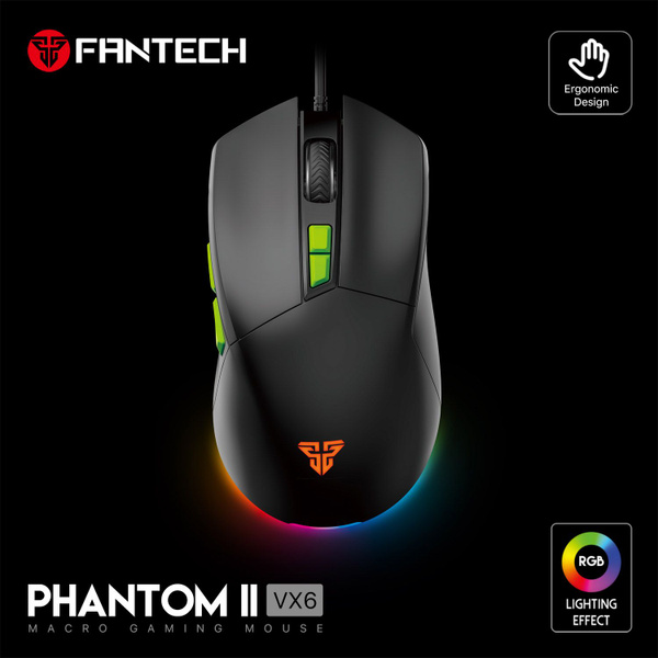 Игровая мышь беспроводная Fantech Fantech_mouse VX6WE, черный, черный ...
