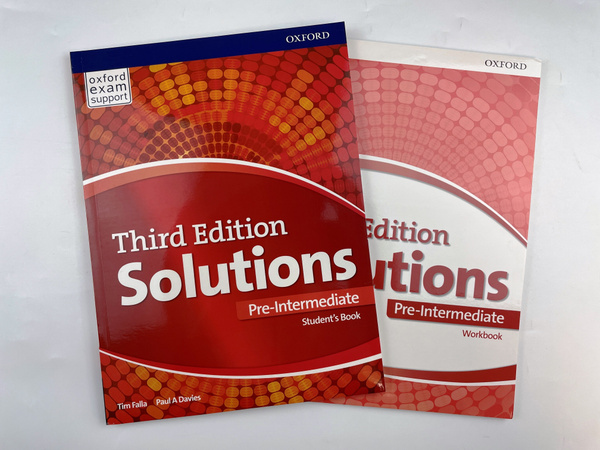Solutions Pre-Intermediate (3-ed) Student's Book + Workbook with CD ...