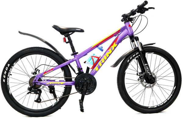 Велосипед TRINX K014 24 2021 13 фиолетовый - купить по выгодной цене в ...