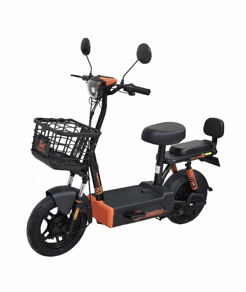 Электросамокат Kugoo Kirin EC 02 самокат с сиденьем и корзиной/Самокат ...