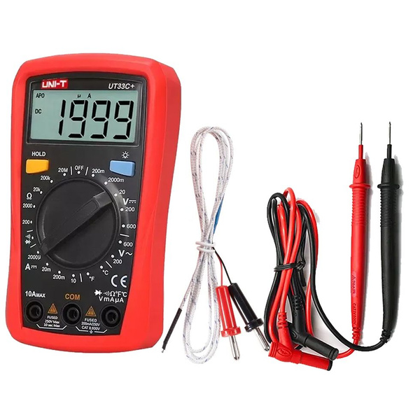 Мультиметр UNI-T UT33C+ с измерением температуры,напряжения, тока ...