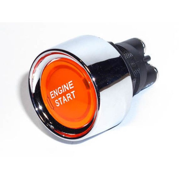Кнопка пусковая 12V 50A (ENGINE START) оранжевая - арт. 6486 - купить ...