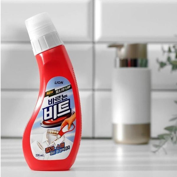 CJ LION Средство для удаления пятен с воротничков и манжет Beat, 220 мл - купить с доставкой по ...