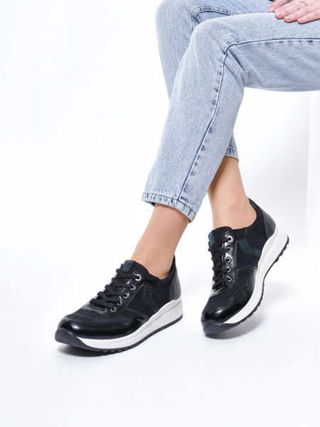 Кроссовки Женский BELWEST Натуральная кожа Фитнес аэробика, размер 36 G На любой сезон Шнурки ...