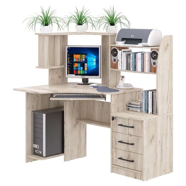 Компьютерный стол Пирамида table_ck-39, 127х90х129 см - купить по ...