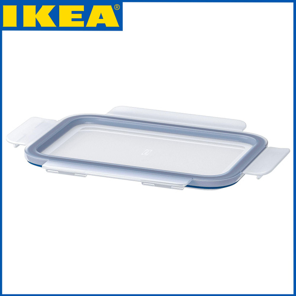 Крышка для посуды ИКЕА (IKEA), пластик, диаметр 21 см, цвет прозрачный ...