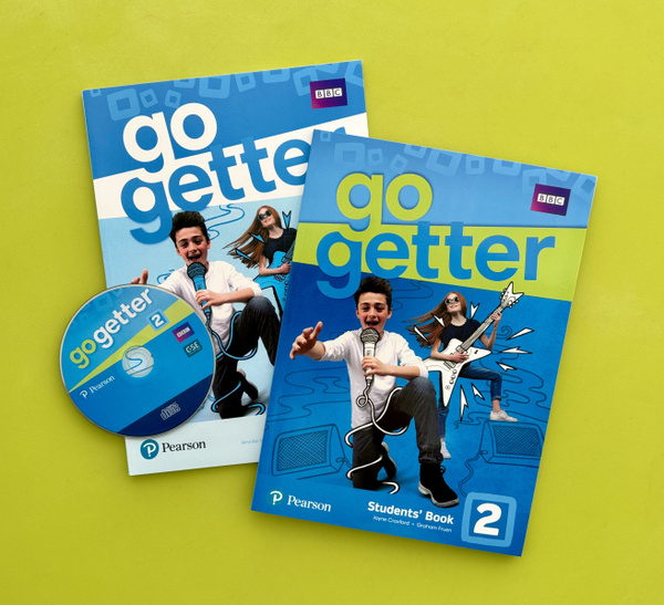 Комплект Go Getter 2: Students' Book + WorkBook (учебник и рабочая тетрадь, 2 книги) + CD ...