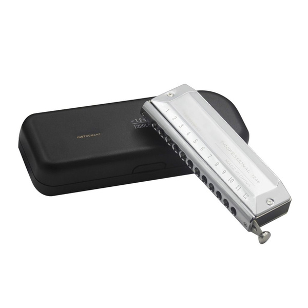 Профессиональная губная гармошка с 12 отверстиями, 48 тонов ...