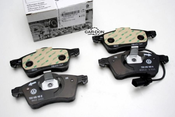 Колодки дисковые Vag 7E0698151B купить на OZON по низкой цене (1627600722)