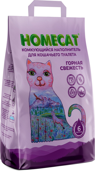 Homecat Наполнитель Комкующийся Свежий 3000г. - купить с доставкой по выгодным ценам в интернет ...