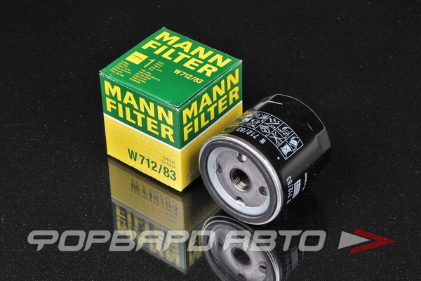 Фильтр масляный MANN FILTER W 712/83 MANN Германия - купить по выгодным ценам в интернет ...